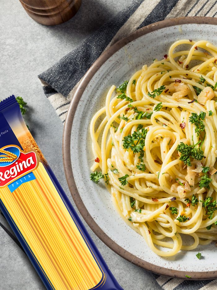Spaghetti with Garlic & Olive Oil – Pasta Regina